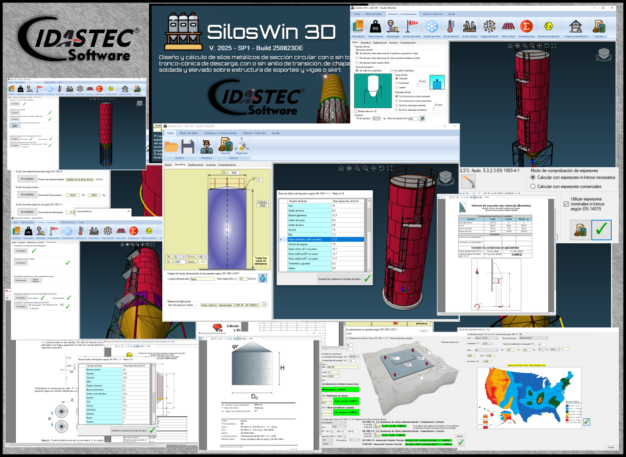 Software de cálculo de silos metálicos – Idastec
